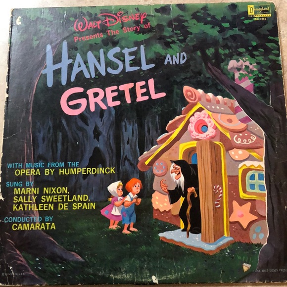 Media | Vintage Walt Disney Hansel Gretel Vinyl Record | Poshmark